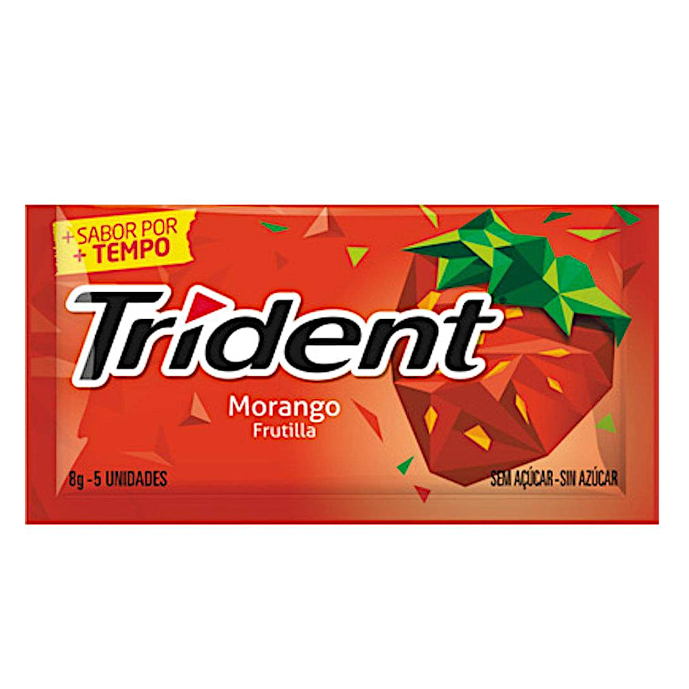 Chiclete de Morango Trident 8g - Supermercado Coop
