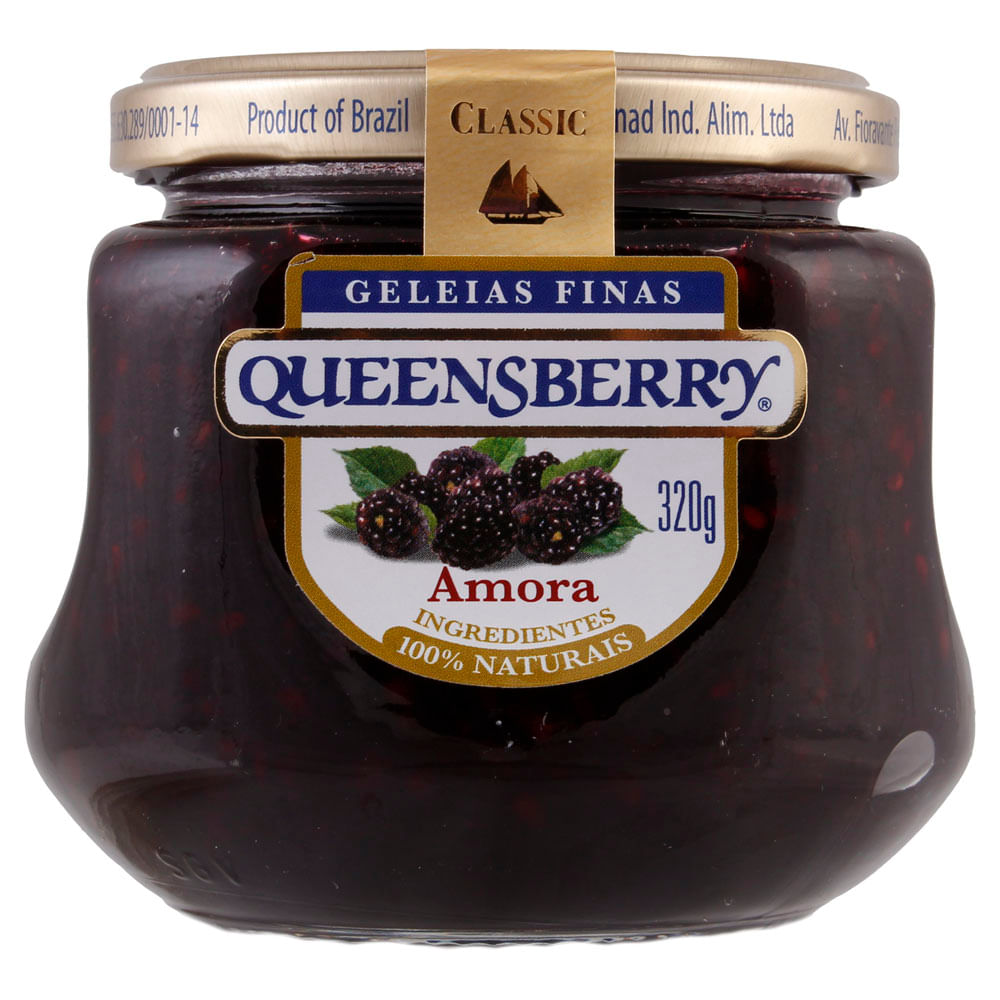 Geleia Queensberry Classic Amora 320g - Supermercado Coop