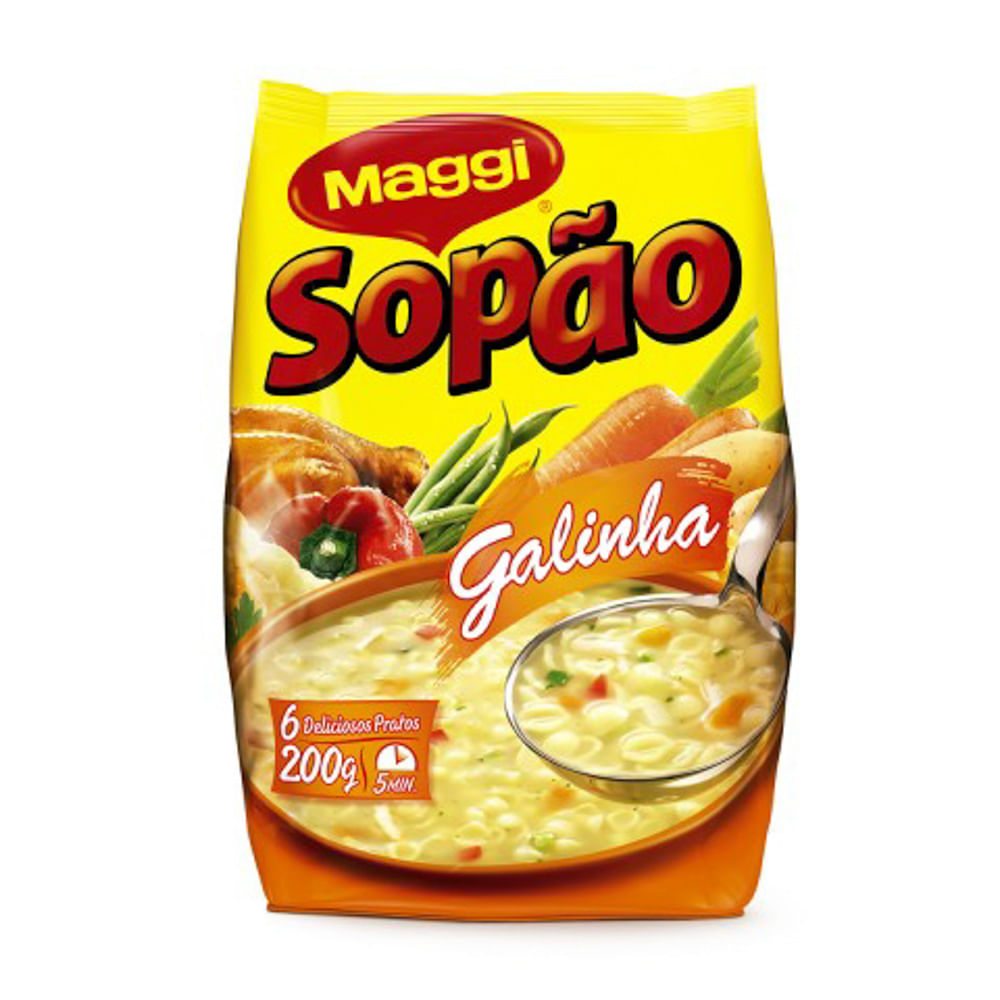 Sopão Galinha Maggi 200g - Supermercado Coop
