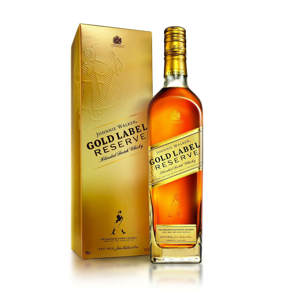Whisky Escocês Johnnie Walker Gold Label 750ml - Supermercado Coop