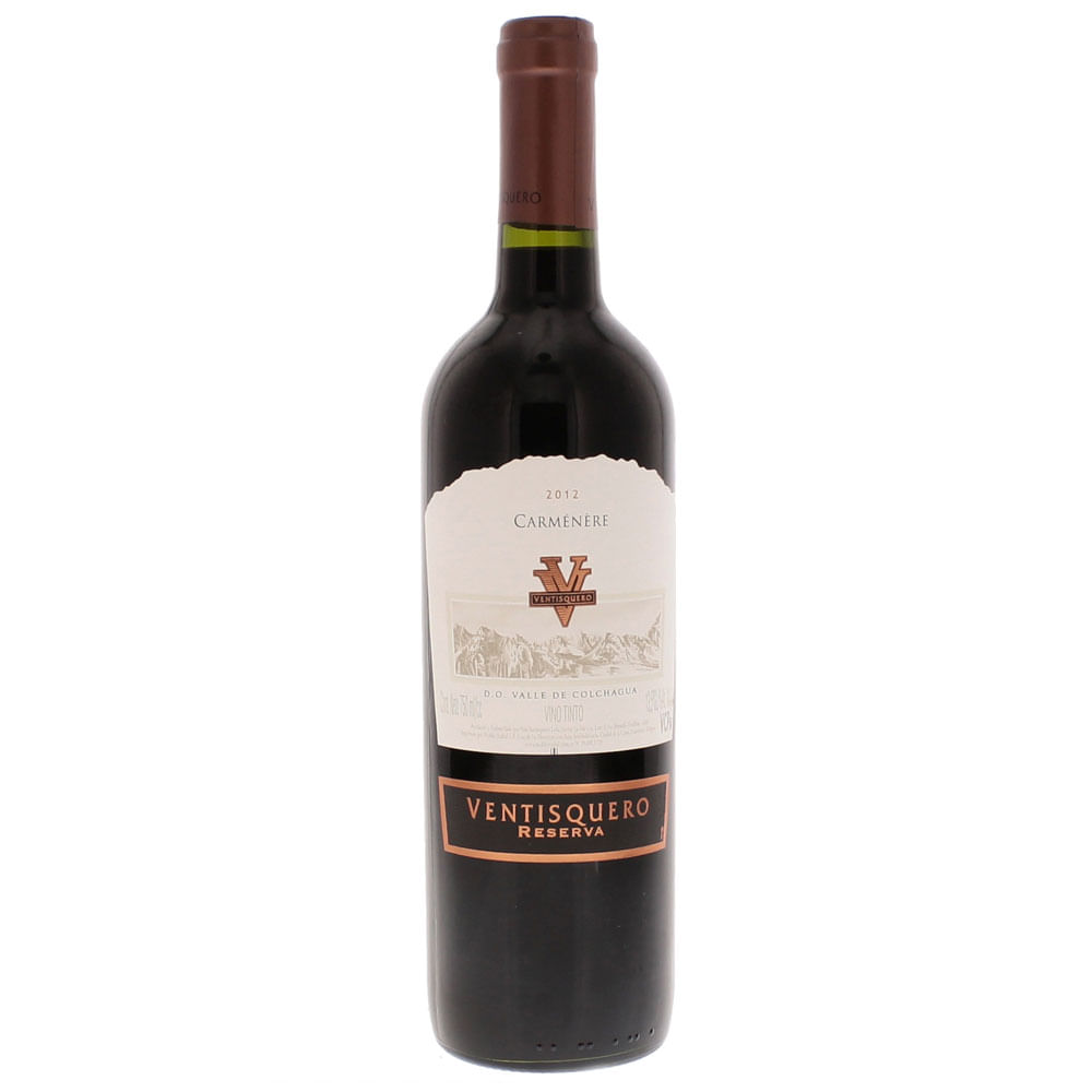Vinho Tinto Chileno Ventisqueiro Reserva Carmenere 750ml - Supermercado ...