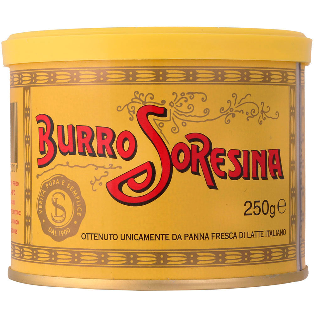 Manteiga Italiana Soresina Lata 250g - Supermercado Coop