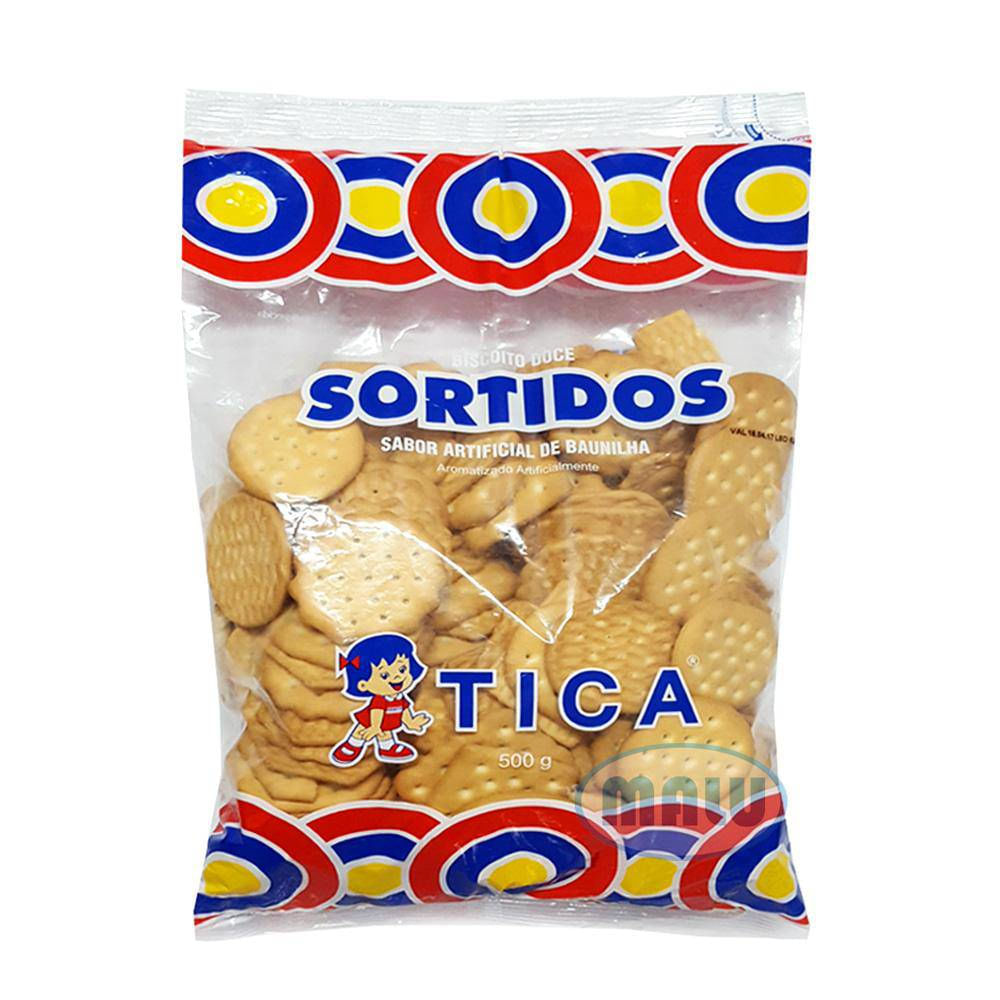 Biscoito Doce Sortidos Tica 500g - Supermercado Coop
