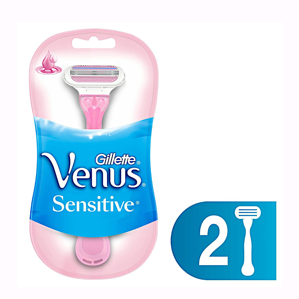 Aparelho Depilatório Sensitive Venus 3 com 2 Unidades - Supermercado Coop