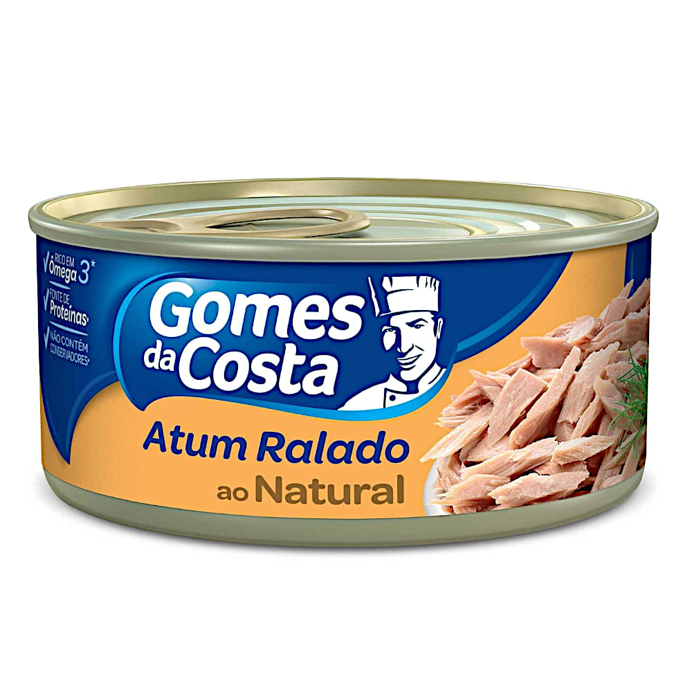 Atum Gomes da Costa Ralado ao Natural Lata 170g - Supermercado Coop