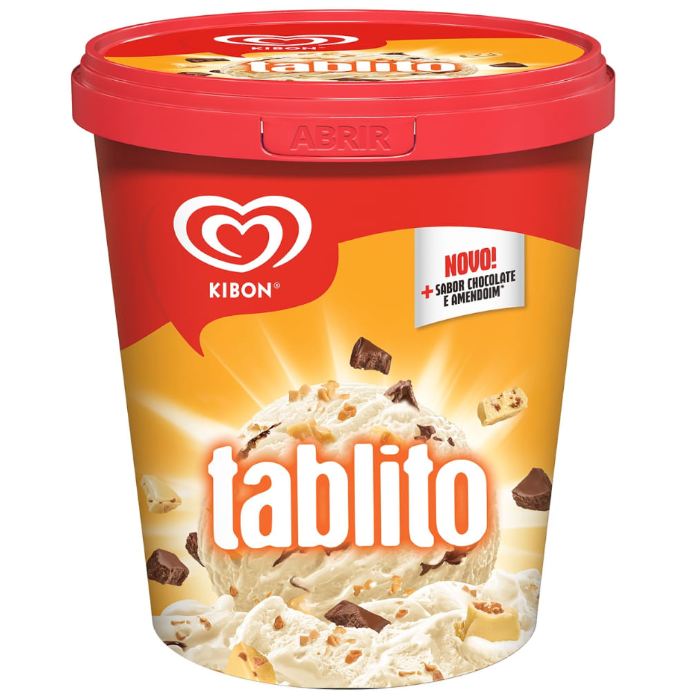 Sorvete tablito Kibon 800ml - Supermercado Coop