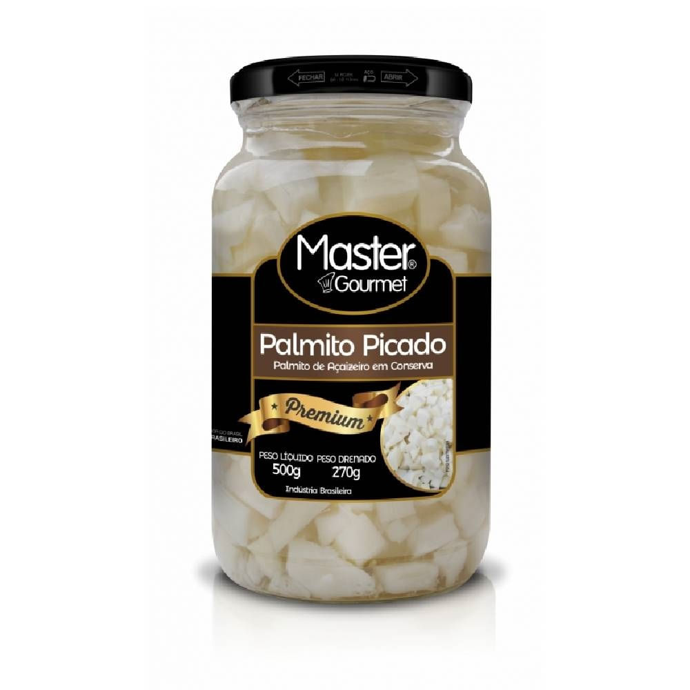 Palmito Açaí Picado Master Gourmet 300g - Supermercado Coop