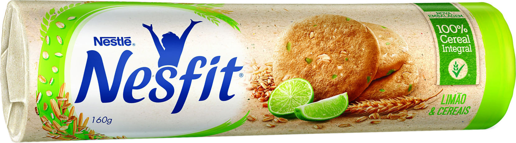 Biscoito Integral Nestlé Nesfit Limão e Cereais 160g - Supermercado Coop