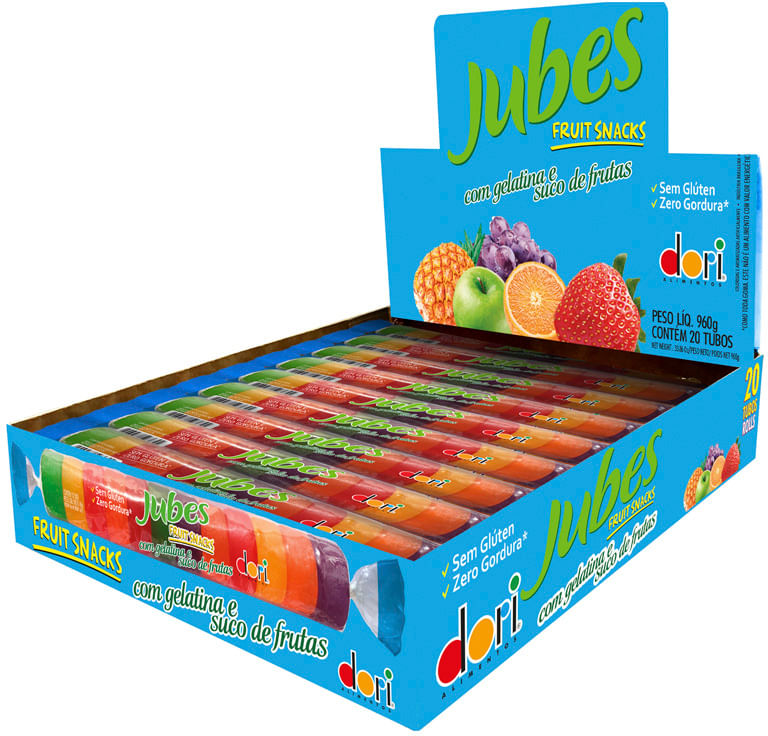 Bala de Goma Dori Jubes Tropical 48g - Supermercado Coop