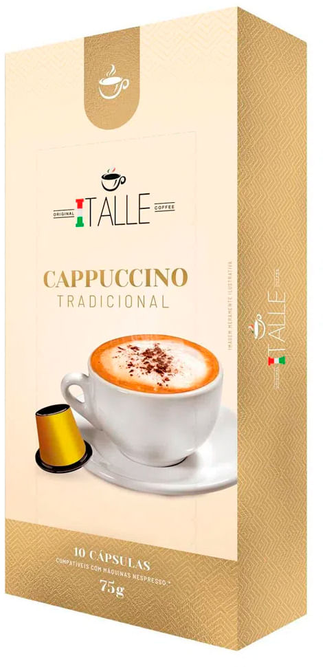 Café em Cápsula Italle Cappuccino | Com 10 Cápsulas - Supermercado Coop