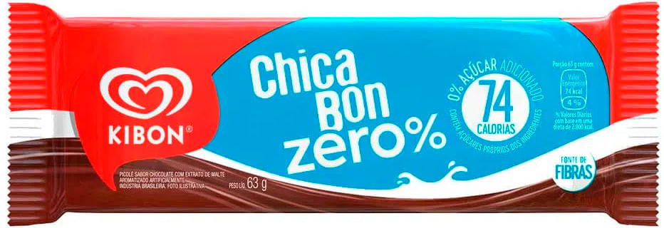 Picolé Kibon Chicabon Zero Açúcar 63g - Supermercado Coop