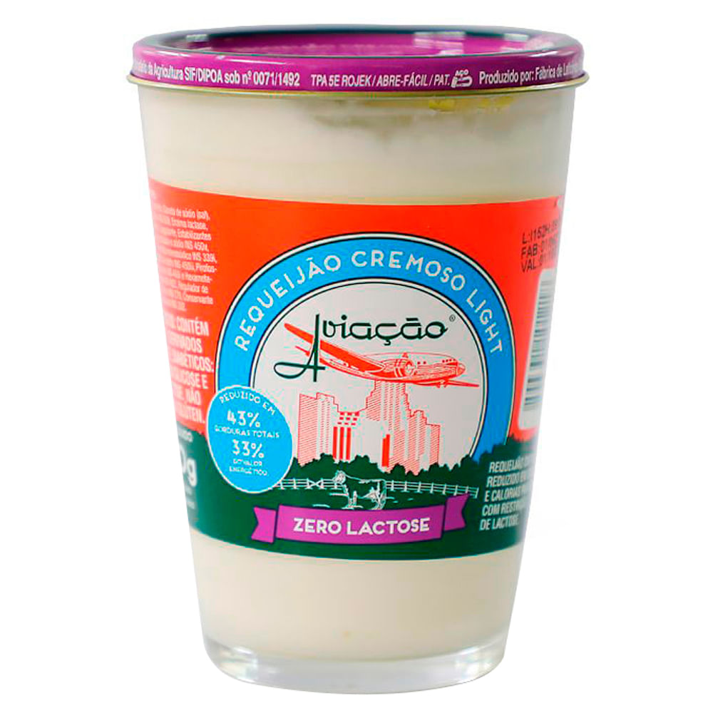Requeijão Cremoso Gonçalves Light Zero Lactose 180g - Supermercado Coop