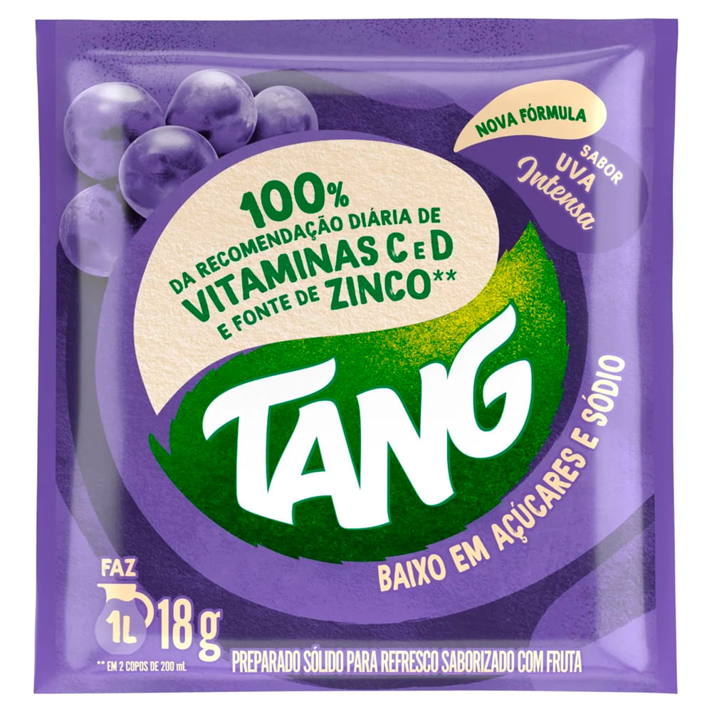 Refresco em Pó Tang Uva Intensa 18g - Supermercado Coop