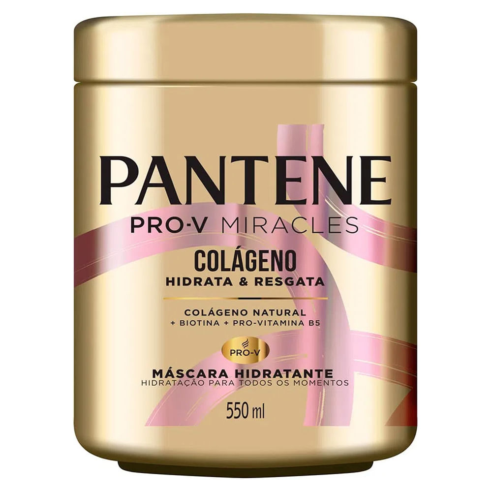 Creme para Tratamento Pantene Colágeno Hidrata e Resgata 550ml ...