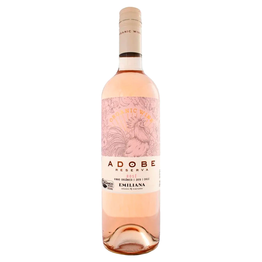 Vinho Chileno Emiliana Adobe Reserva Orgânico Rosé Meio Seco 750ml ...
