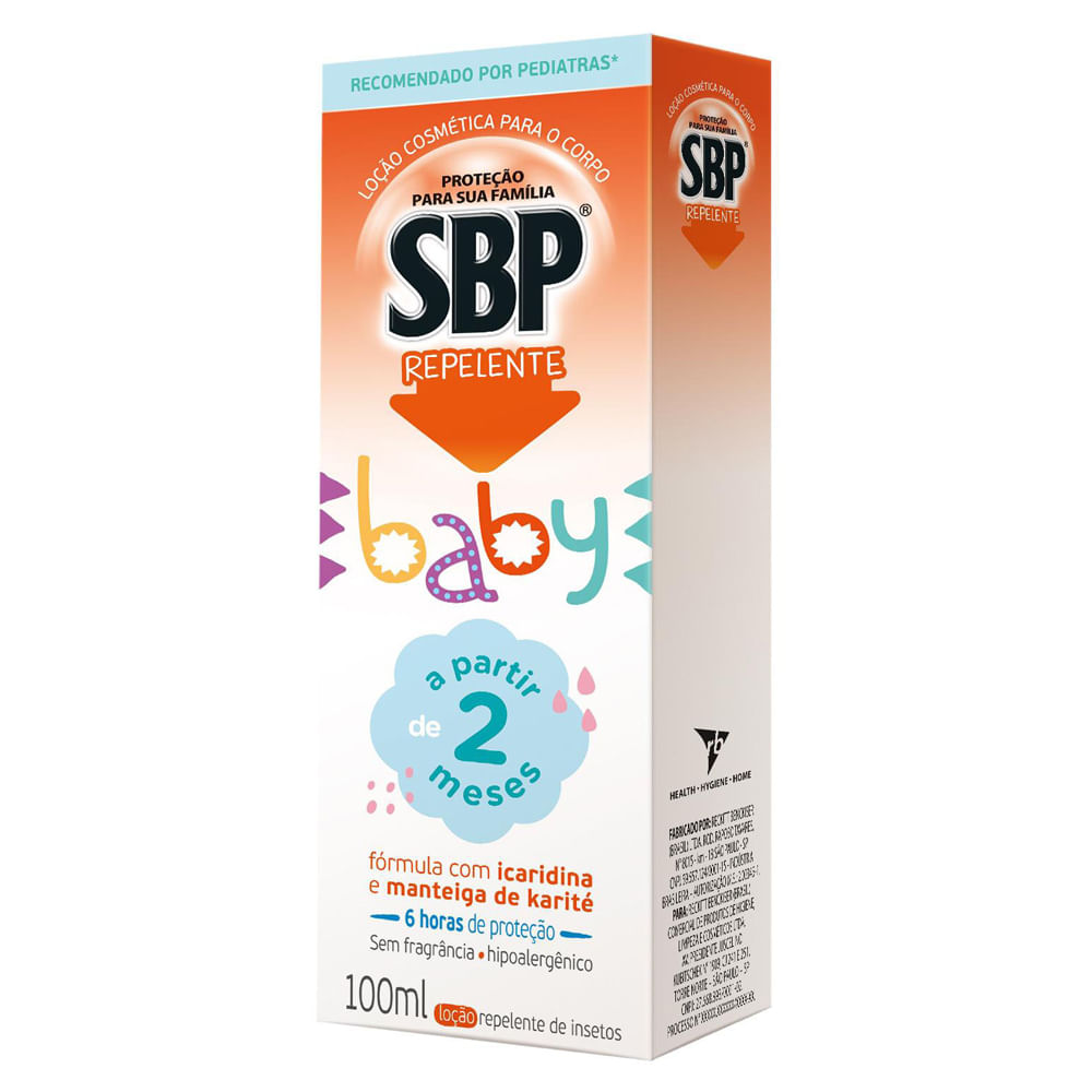 Repelente Infantil SBP Baby Loção 100ml - Supermercado Coop