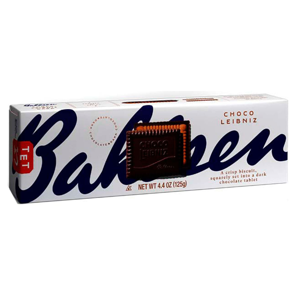 Biscoito Amanteigado Bahlsen Choco Leibniz Chocolate Amargo 100g ...