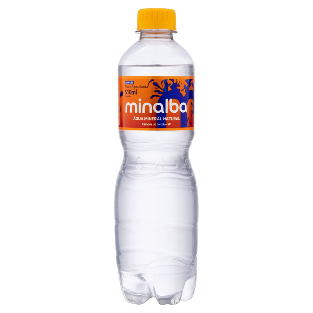 Água Mineral Minalba com Gás 510ml - Supermercado Coop