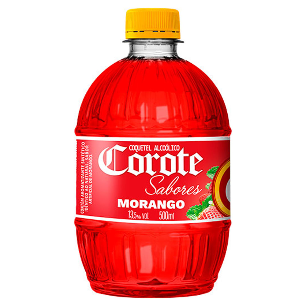 Coquetel Corote Morango 500ml - Supermercado Coop