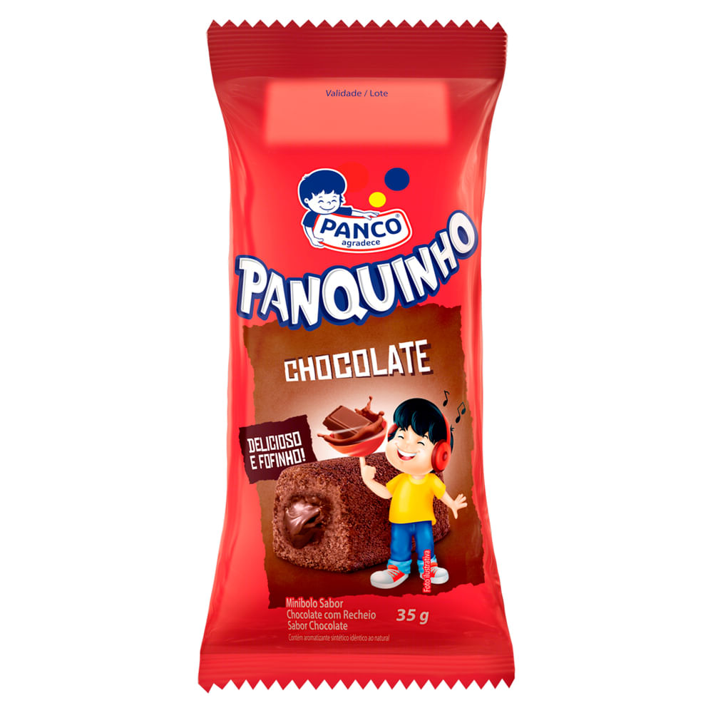 Bolinho Panco Panquinho Chocolate 35g - Supermercado Coop