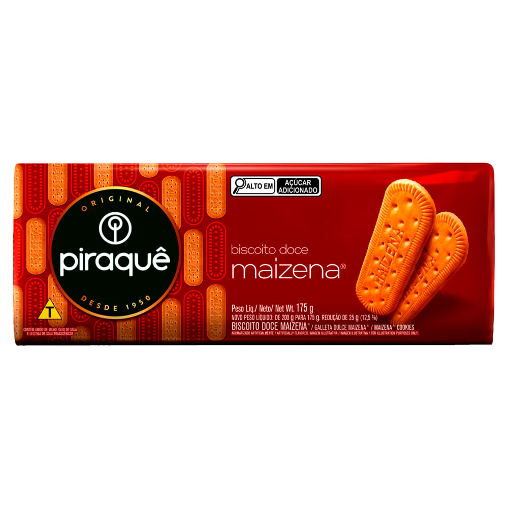 Biscoito Maizena Piraquê 175g Supermercado Coop