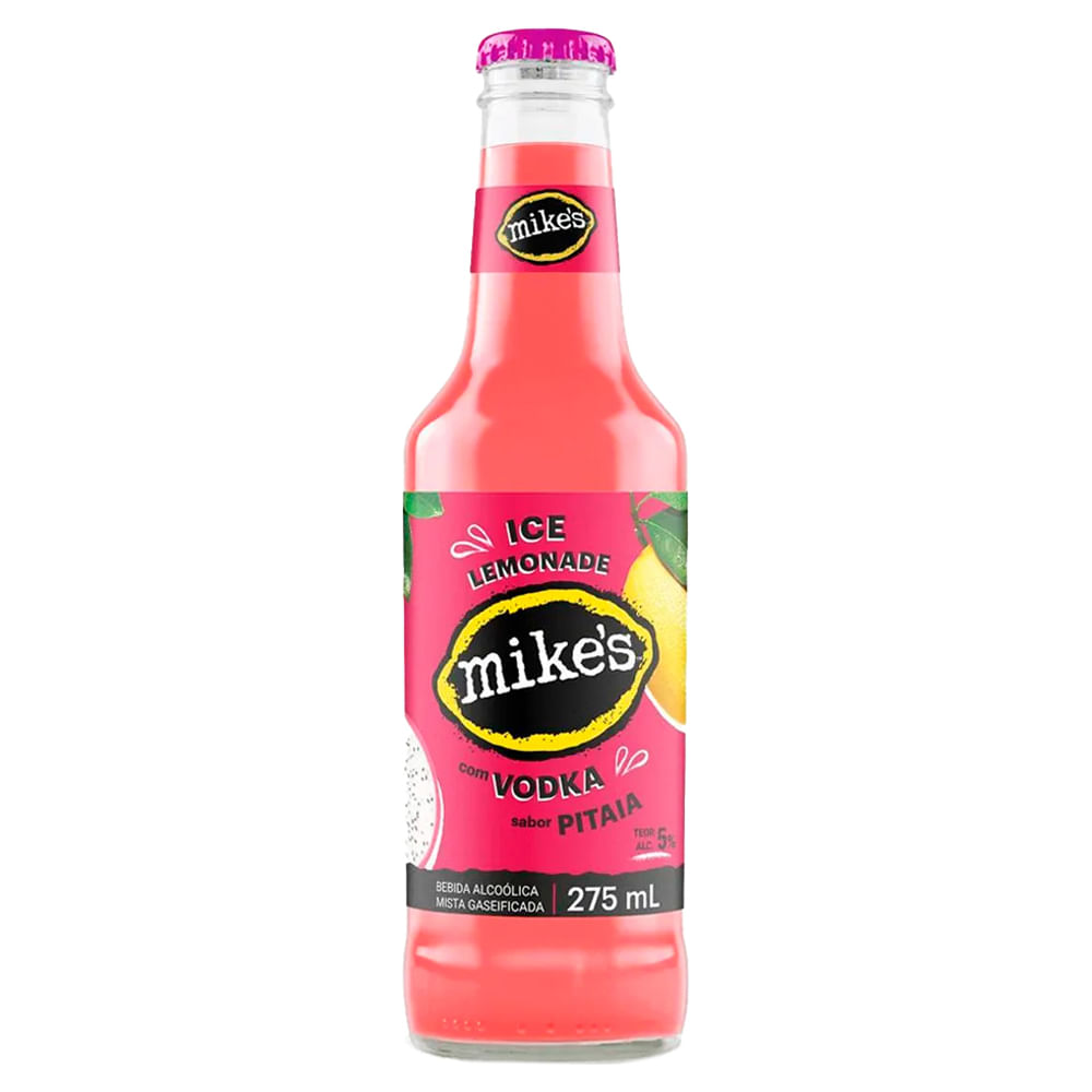 Coquetel Mike's Ice Lemonade Pitaya Long Neck 275ml - Supermercado Coop