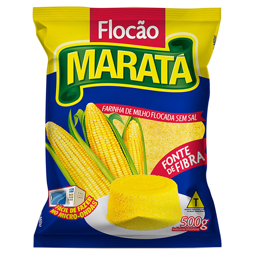 Farinha de Milho Maratá Flocão 500g - Supermercado Coop