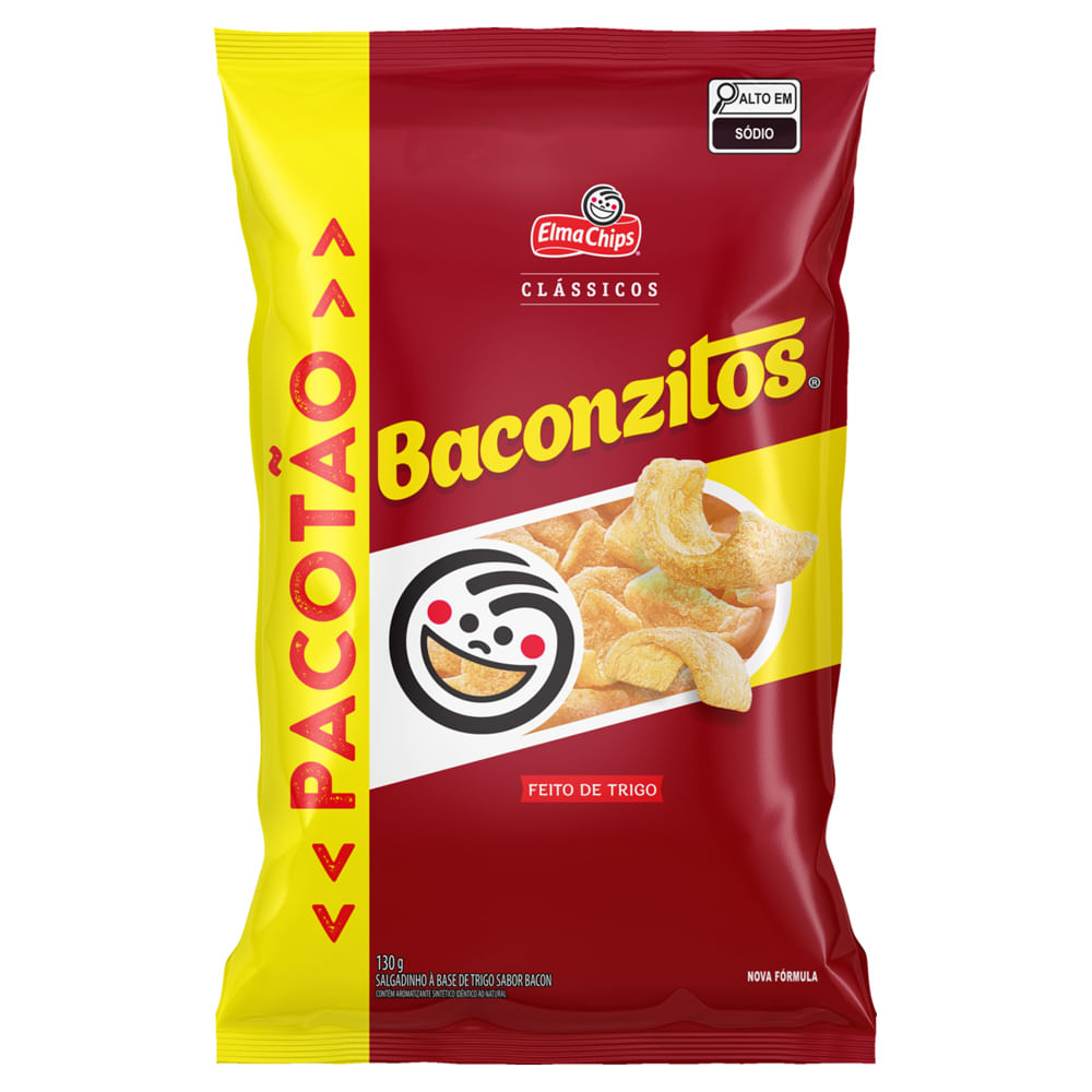 Salgadinho Baconzitos 130g - Supermercado Coop