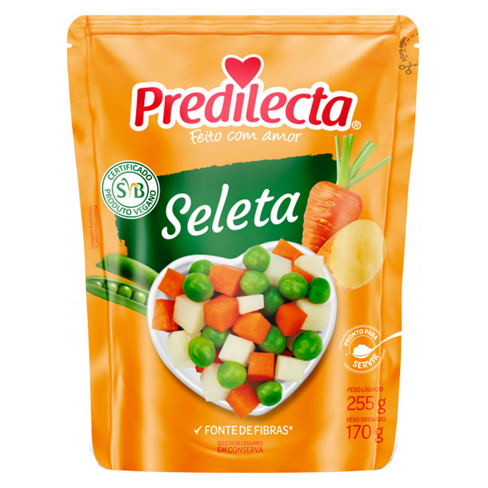 Seleta de Legumes Predilecta Sachê 170g - Supermercado Coop