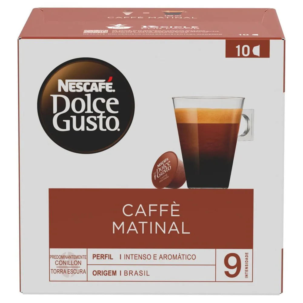 Cápsula de Café Matinal Dolce Gusto com 10 Unidades 80g - Supermercado Coop