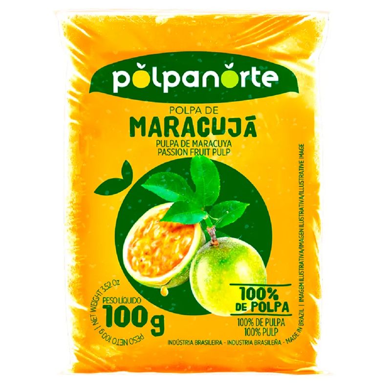 Polpa De Maracujá Polpanorte 100g Supermercado Coop