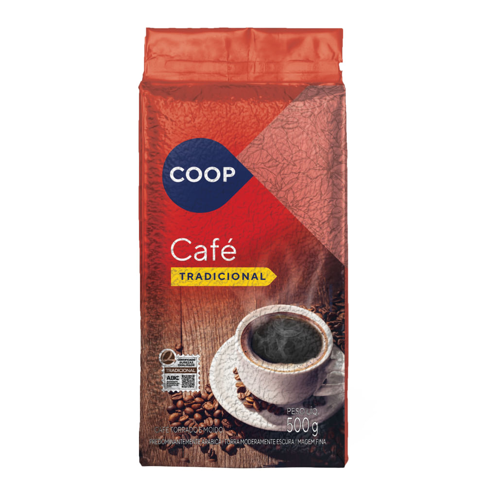 Café Vácuo Tradicional Coop 500g - Supermercado Coop