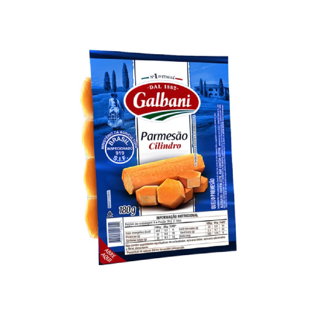 Queijo Parmesão Cilindro Galbani 180G - Supermercado Coop