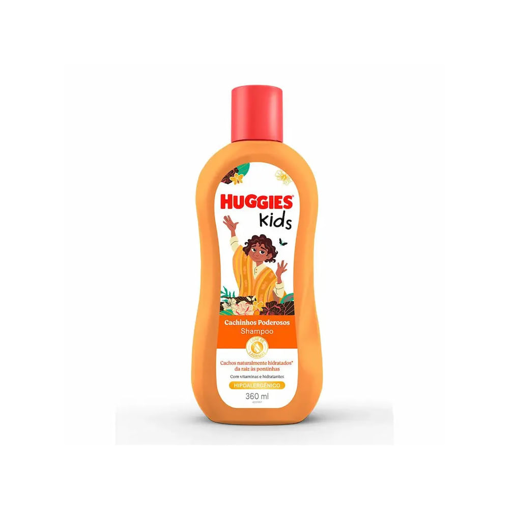 Shampoo Cachinhos Poderosos Huggies Kids 360Ml - Supermercado Coop